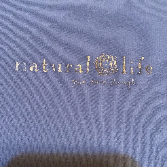 NATURAL LIFE | Tops | Blue Natural Life Shirt Med | Poshmark